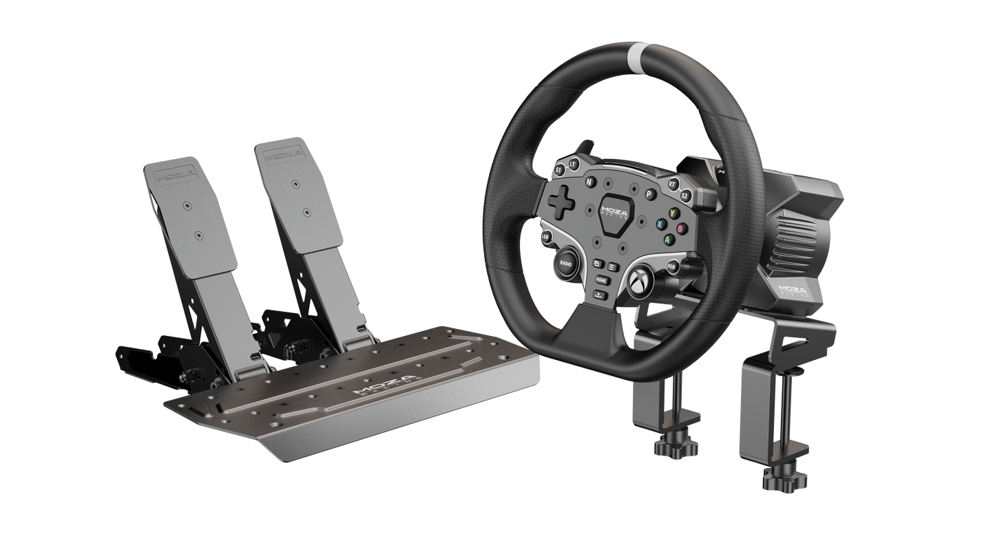 MOZA R3 Racing Wheel and Pedals - for Xbox/PC – EG Evolved Simulator Rigs