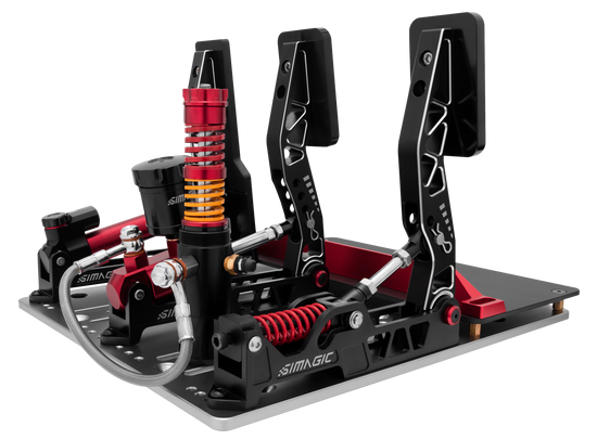 Simagic P2000-R Hydraulic 3-Pedal Set – EG Evolved Simulator Rigs