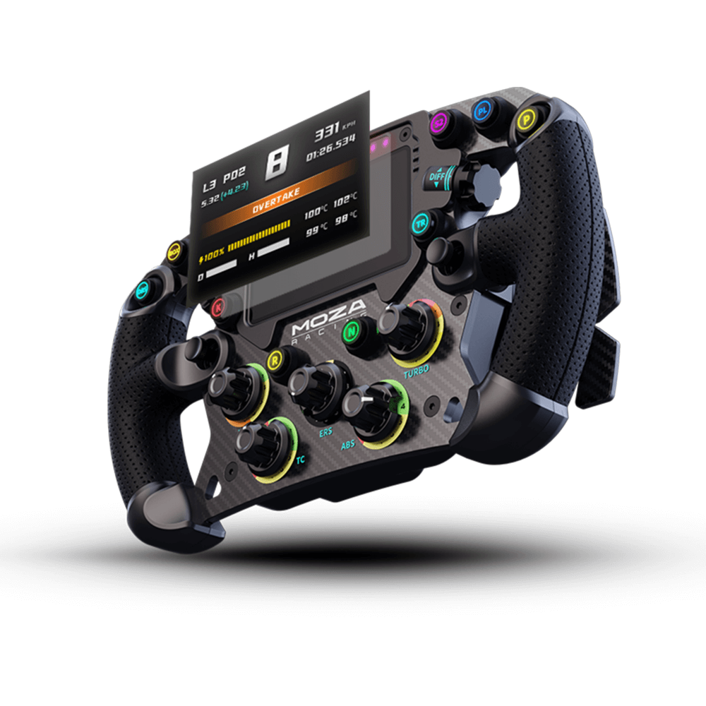 MOZA FSR2 Formula Wheel – EG Evolved Simulator Rigs