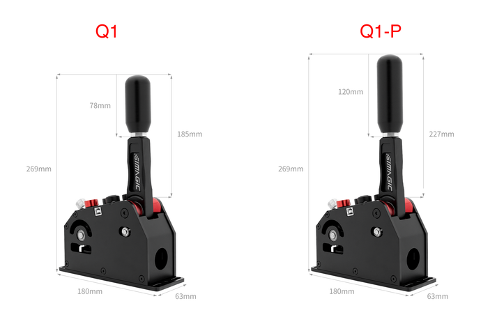 Simagic Q1 Sequential Shifter – EG Evolved Simulator Rigs