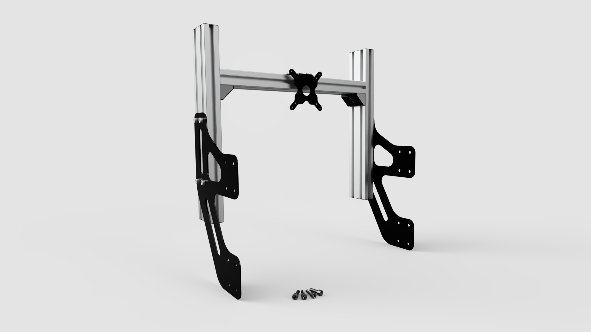 EG-R GT Single Monitor A-Frame Assembly – EG Evolved Simulator Rigs