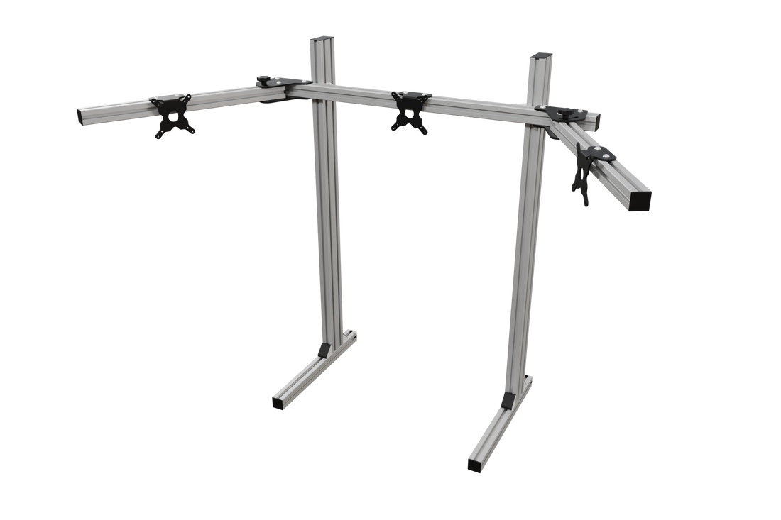 EG-R Standalone Monitor Stand (Triple Screen) – EG Evolved Simulator Rigs
