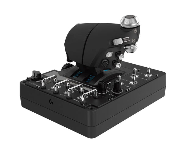 Logitech X56 H.O.T.A.S RGB Throttle and Stick Simulation Controller ...