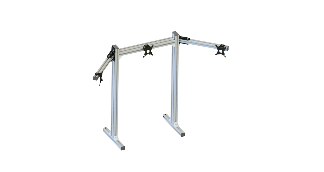 EG-R Standalone Monitor Stand (Triple Screen) – EG Evolved Simulator Rigs